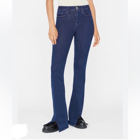 Frame Denim | Jeans | Frame Le One Flare Front Slit Keller Size 2 Nwt ...